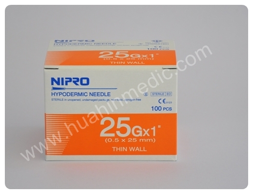 เข็มฉีดยาพลาสติก NIPRO # 25G X 1 " - เครื่องมือและอุปกรณ์ทางการแพทย์ อุปกรณ์ดูแลผู้ป่วย บริการ ...